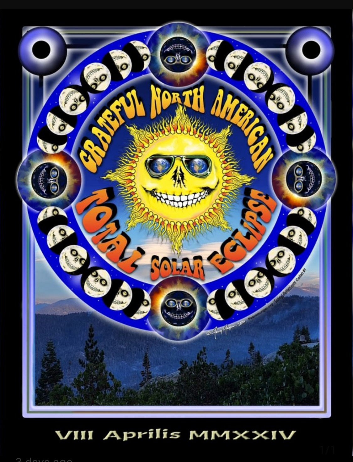 Eclipse Posters - Jerry Jaspar – Sunny Life Hats